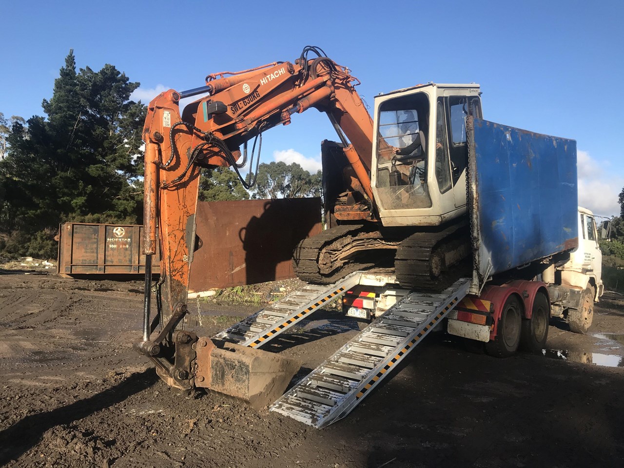 JETLAND 3M 15TONNE HEAVY DUTY STEEL TRACK,RUBBER PADS ON STEEL,RUBBER ...