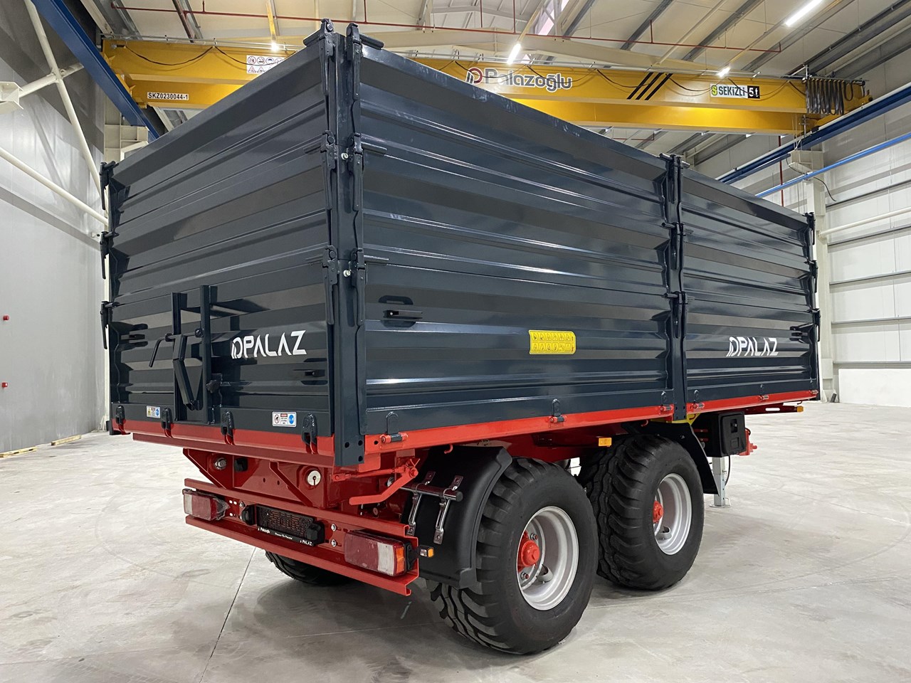 PALAZ 15 TON TANDEM AXLE FARM TIPPING TRAILER for sale (refcode TA1215242)
