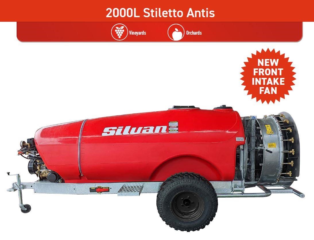 SILVAN 2,000L TRAILED STILETTO ANTIS SPRAYER - MIN 60PTO HP for sale (refcode TA1215640)