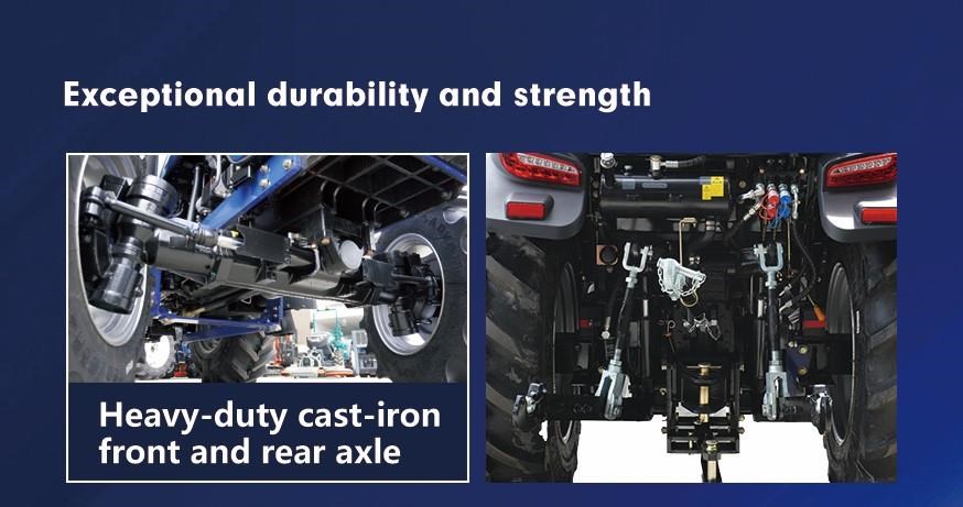 TRIDENT 75HP 4WD A/C CABIN TRACTOR COMBO DEAL (SLASHER GRADER DIGGER ...