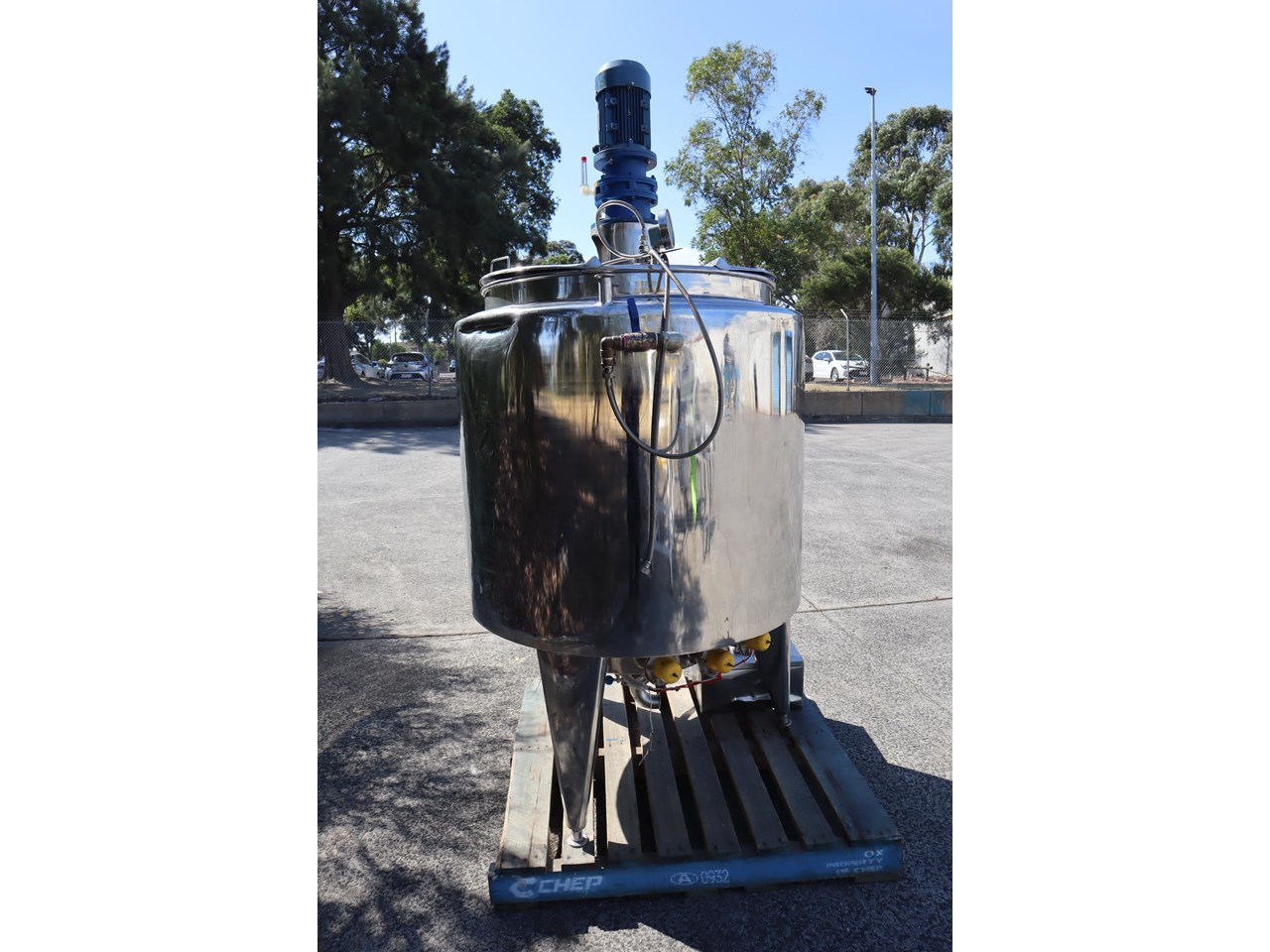 STAINLESS STEEL JACKETED MIXER MIXING TANK 500L for sale (refcode ...