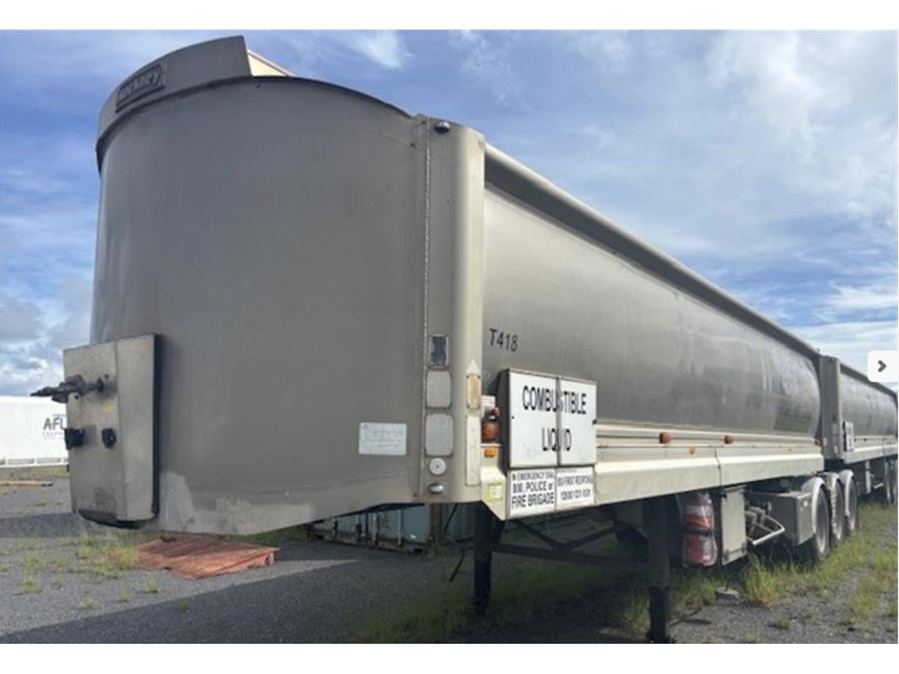 1998 HOCKNEY 25 METRE B DOUBLE ALUMINIUM FUEL TANKER for sale (refcode ...