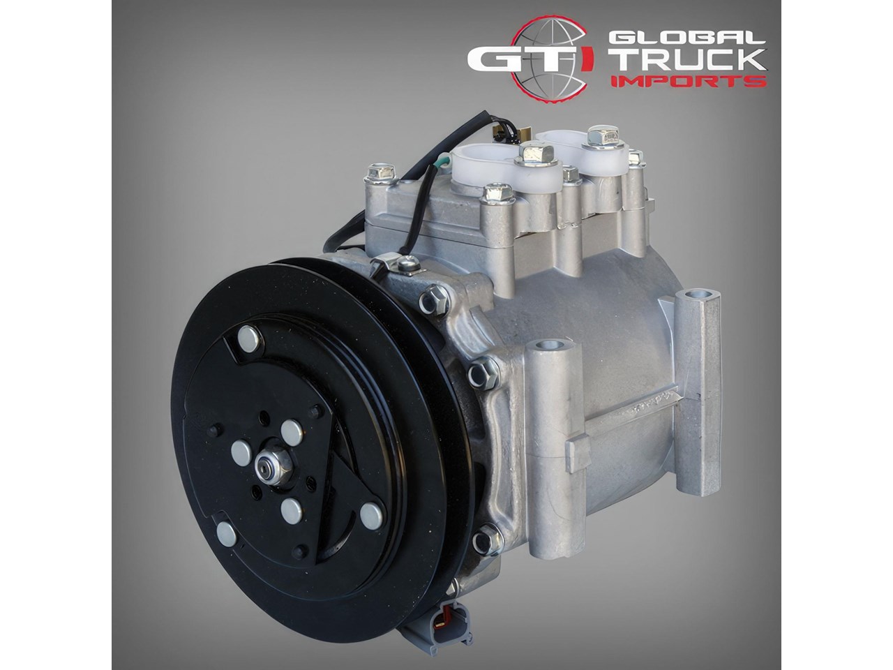 MITSUBISHI AIR CONDITIONING COMPRESSOR - MITSUBISHI CANTER 4D34T1 2003 ...