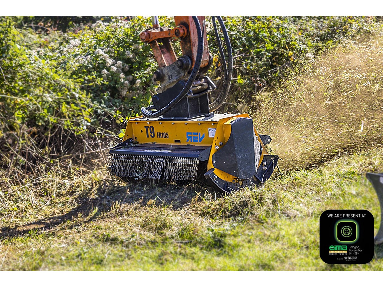 2022 FEMAC T9 MZ90 REV FLAIL MOWER/MULCHER FOR 5-8T EXCAVATORS for sale