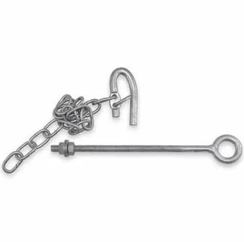 ROTECH RURAL CONCRETE POST SPRING HOOK LATCH KIT BOLT-THRU 500MM ...