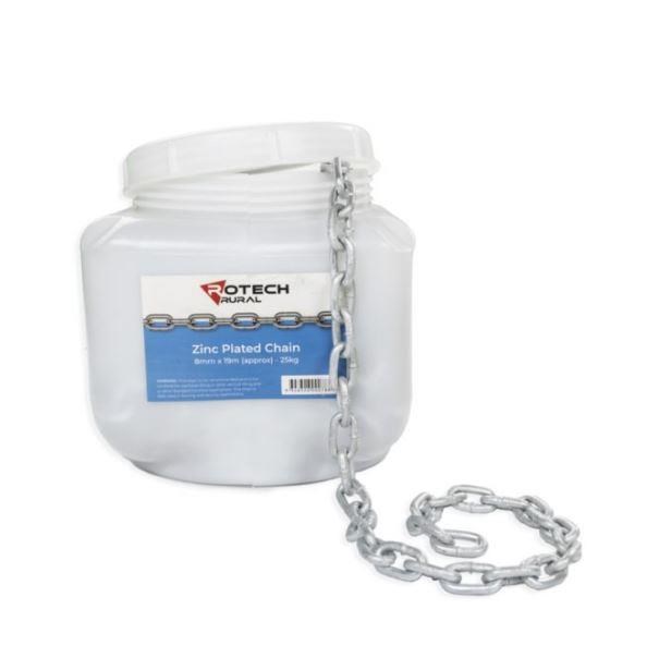 ROTECH RURAL 6MM ZINC PLATED CHAIN - 25KG (30M) - ZC0625 for sale ...