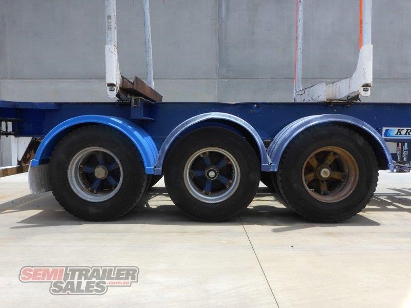 2008 KRUEGER 40FT SKEL WITH LOG BOLSTERS for sale