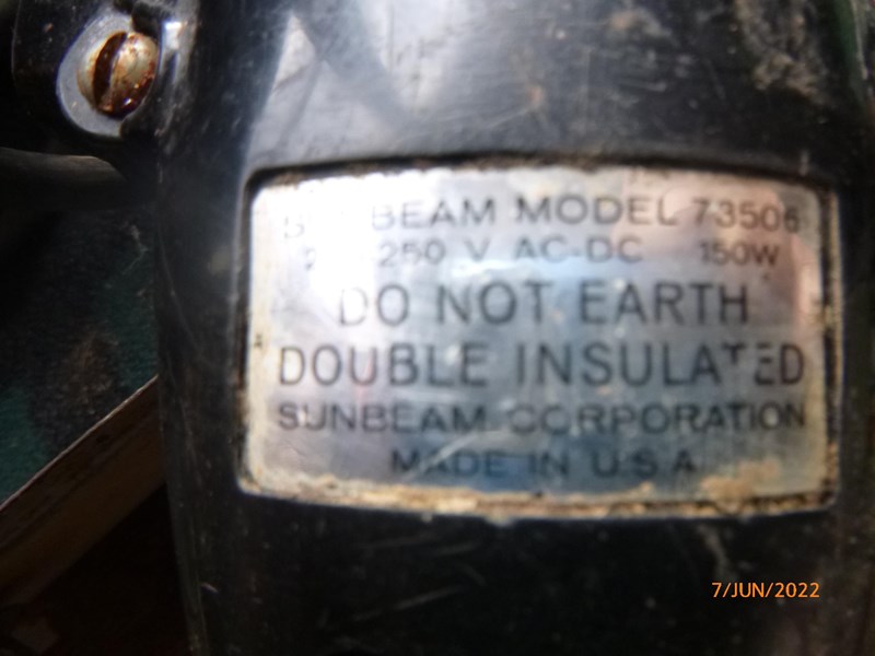 SUNBEAM SHEARING HANDPIECE ELECTRIC for sale
