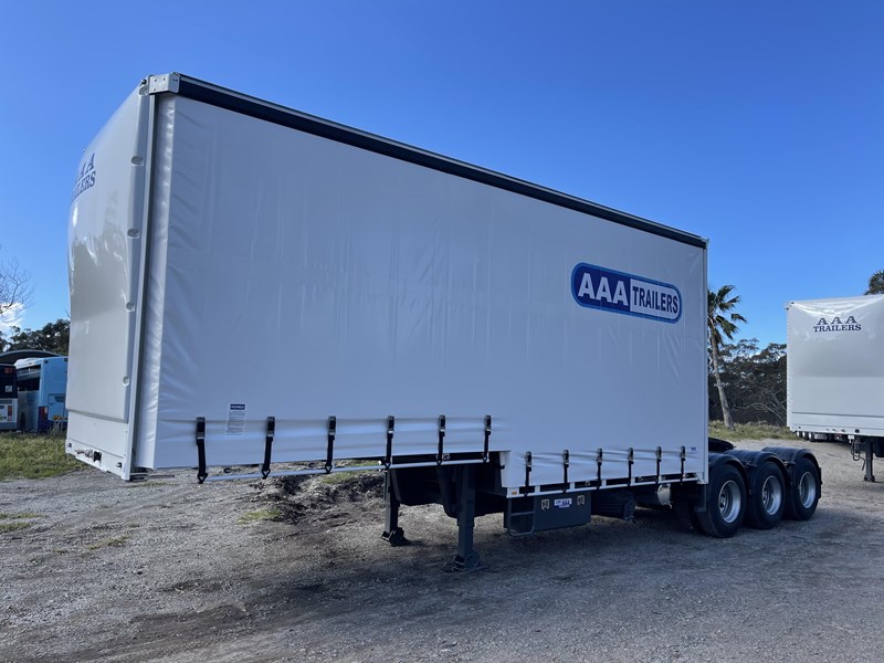 AAA TRAILERS DROP DECK CURTAINSIDE A TRAILER for sale