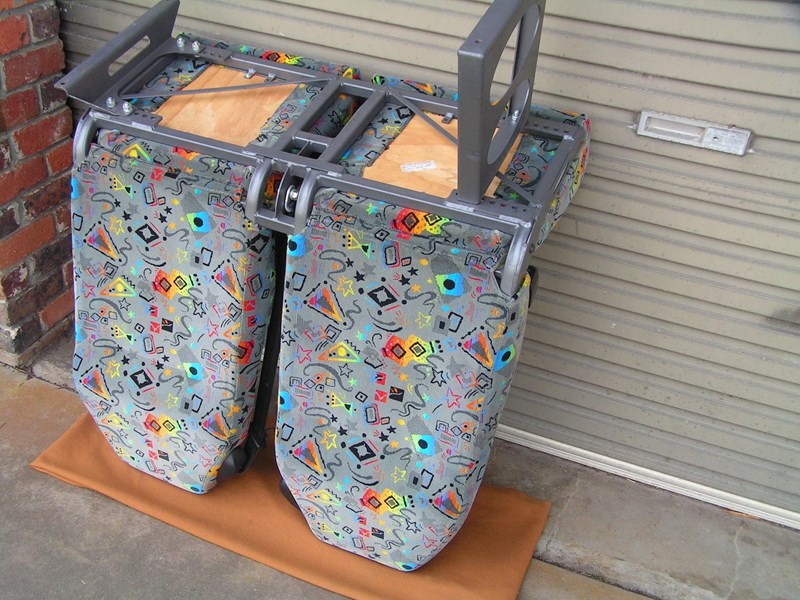 STYLERIDE HIGH BACK COACH SEATS WITH LAP/SASH BELTS (ADJUSTABLE LEGS ...
