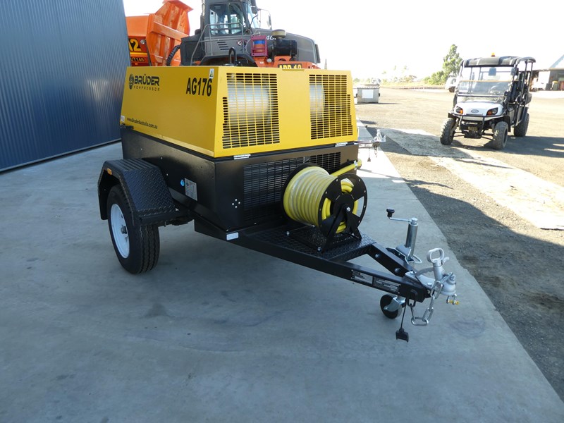 2022 BRUDER AG176 TRAILER MOUNTED COMPRESSOR for sale