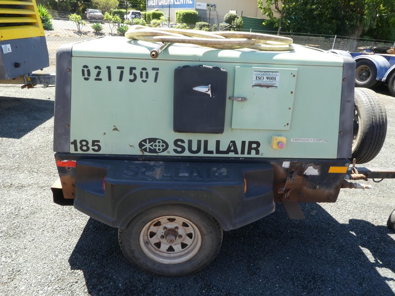 2005 SULLAIR 185DPQ TRAILER MOUNTED AIR COMPRESSOR for sale