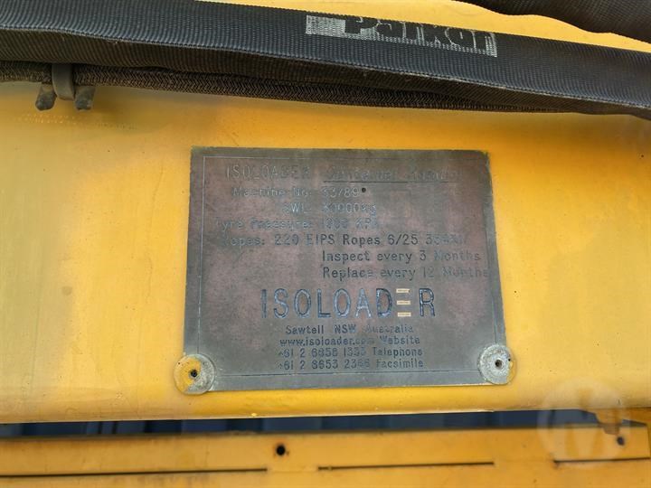 1989 ISOLOADER STRADDLE LOADER for sale