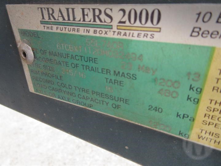 2013 TRAILERS 2000 7X5 CAGE for sale