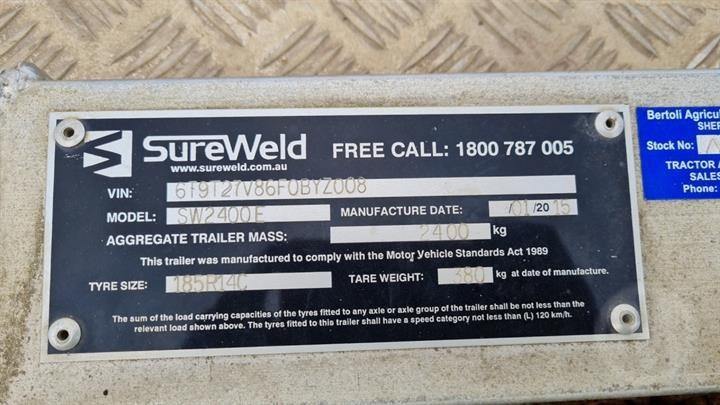 2015 SUREWELD ROLLMAX PLANT TRAILER for sale