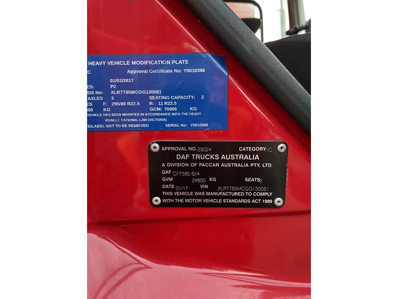 2017 DAF CF85 for sale