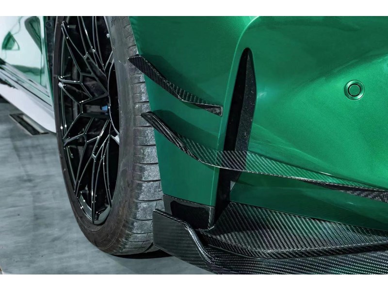 EURO EMPIRE AUTO BMW CARBON FIBER FRONT CANARDS FOR G80 M3 & G82 M4 for ...