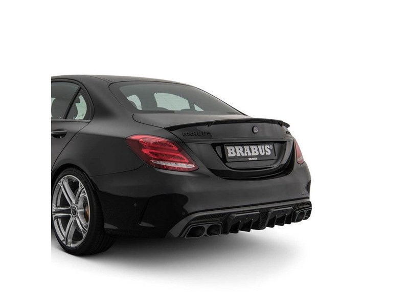 EURO EMPIRE AUTO MERCEDES CARBON FIBER BRABUS STYLE REAR DIFFUSER FOR ...