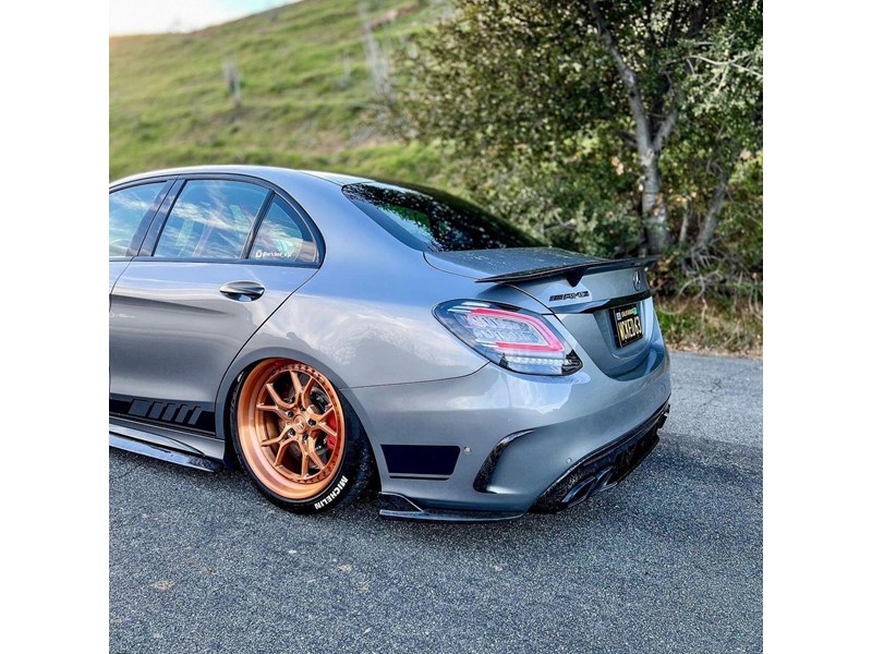 EURO EMPIRE AUTO MERCEDES FORGED CARBON FIBER REAR AIR VENT COVERS FOR ...