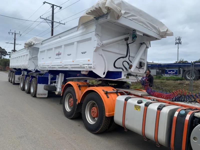 FREIGHTMORE TRANSPORT FREIGHTMORE SIDE TIPPER A & B- DOUBLE SET UP OR ...
