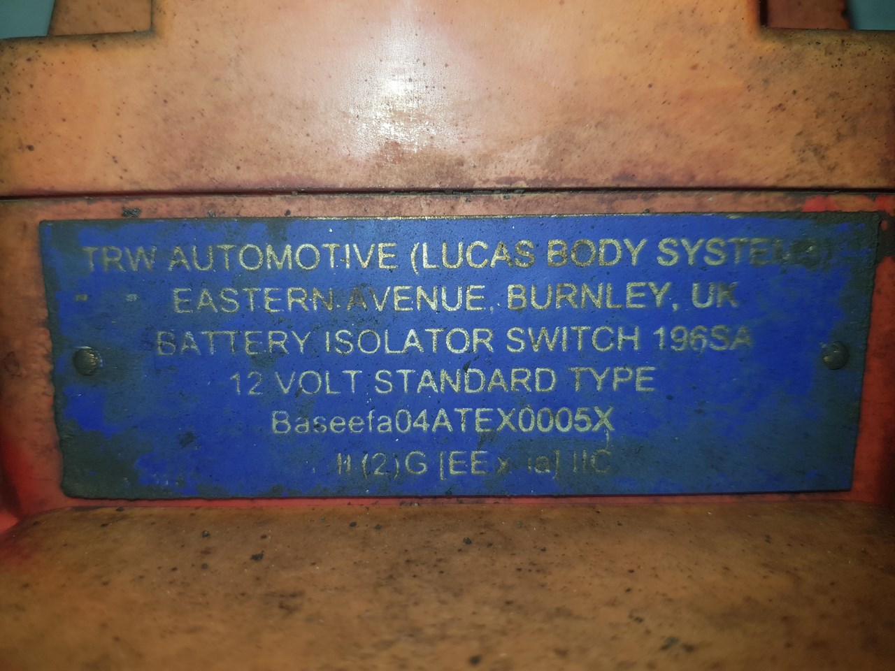 GSL ELECTRONICS GSL BATTERY ISOLATOR MASTER SWITCH 196SA HEAVY DUTY 12V ...