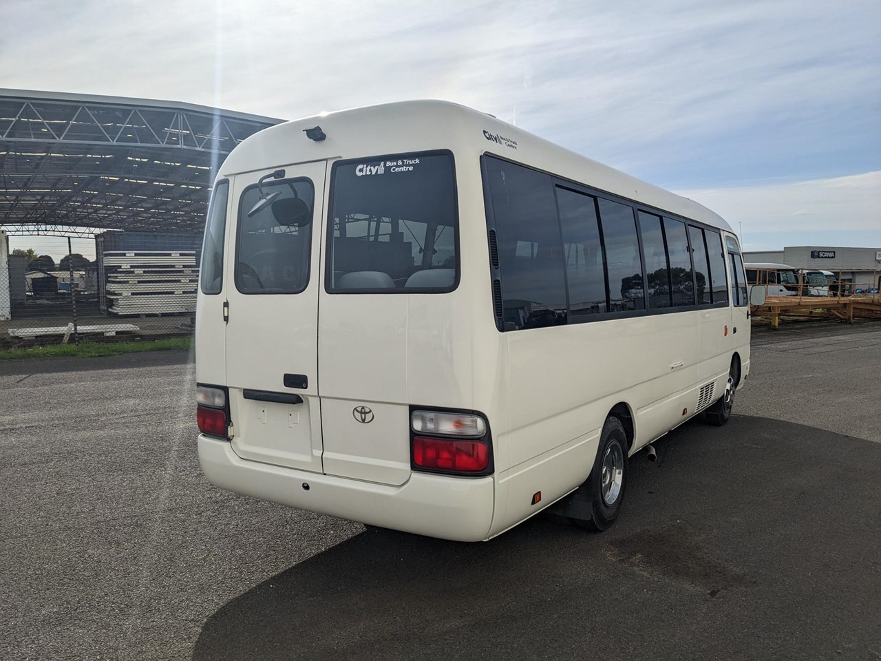 2013 TOYOTA COASTER DELUXE AUTOMATIC BUS for sale