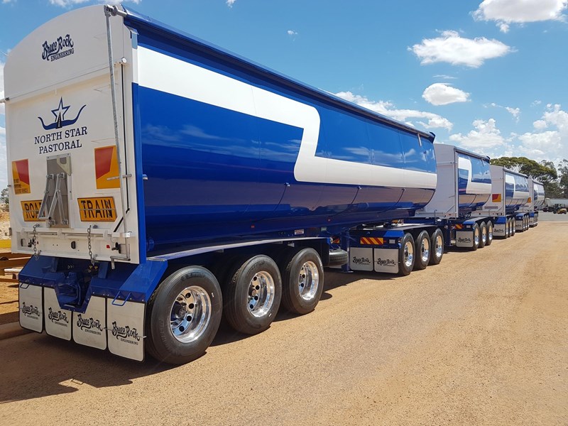 2023 BRUCE ROCK ENGINEERING BULK CHASSIS TIPPERS Roadtrain / Bdouble ...