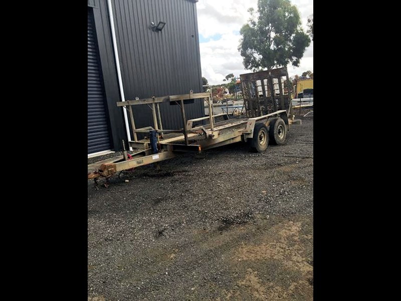 2007 ALLY WELD TANDEM GALVANISED PLANT TRAILER for sale