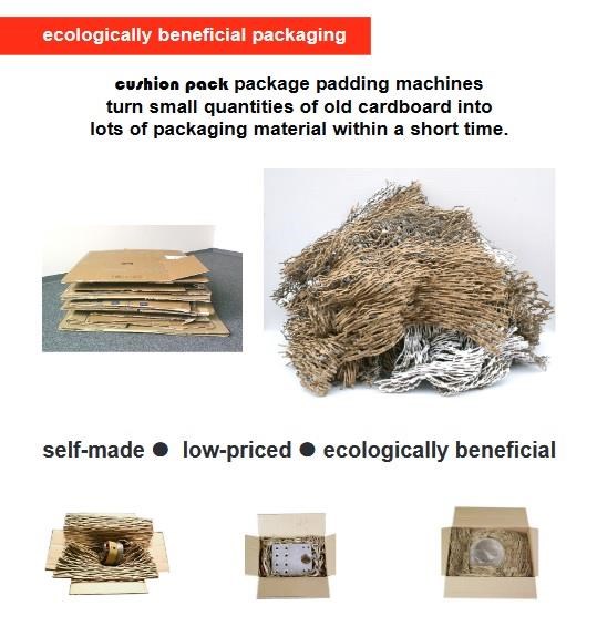 CUSHION PACK CP424 S2 INDUSTRIAL CARDBOARD SHREDDER PACKAGING PADDING ...