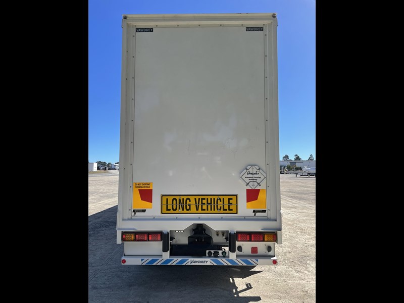 2021 VAWDREY 34 PALLET DROP DECK CURTAINSIDER B DOUBLE for sale