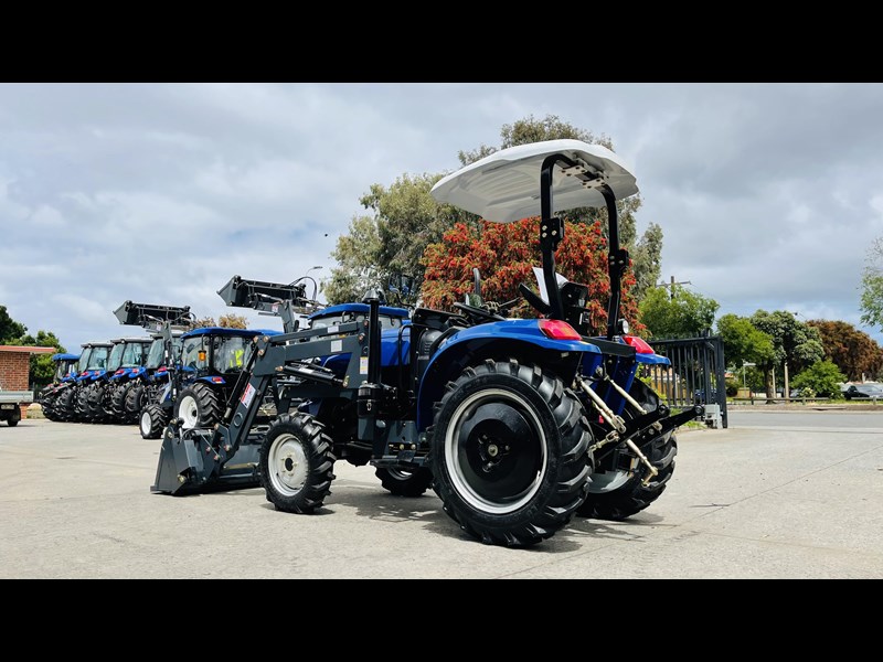 TRIDENT 35HP TRACTOR COMBO DEAL (FEL+ BACKHOE + SLASHER + FORKS ...