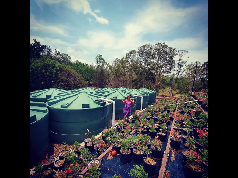 RAIN AGAIN TANKS 2 X 5000GAL (22,700LTR) POLY RAIN WATER TANKS AND PUMP ...