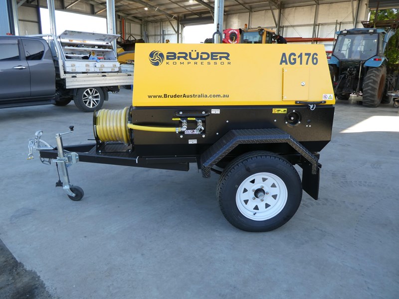 2022 BRUDER AG176 TRAILER MOUNTED COMPRESSOR for sale