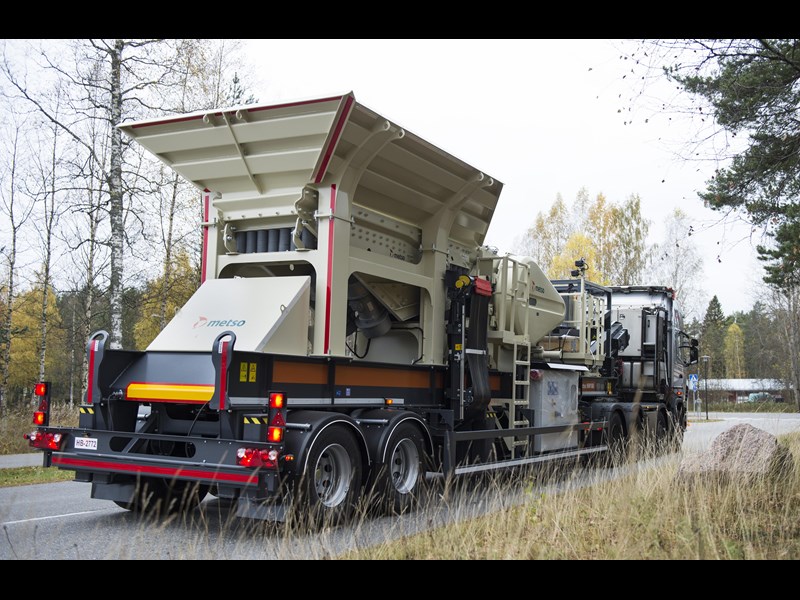 METSO NW106 RAPID PORTABLE JAW CRUSHER for sale