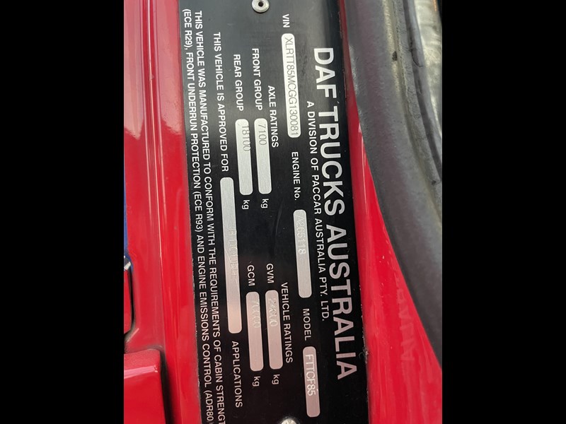 2017 DAF CF85 for sale